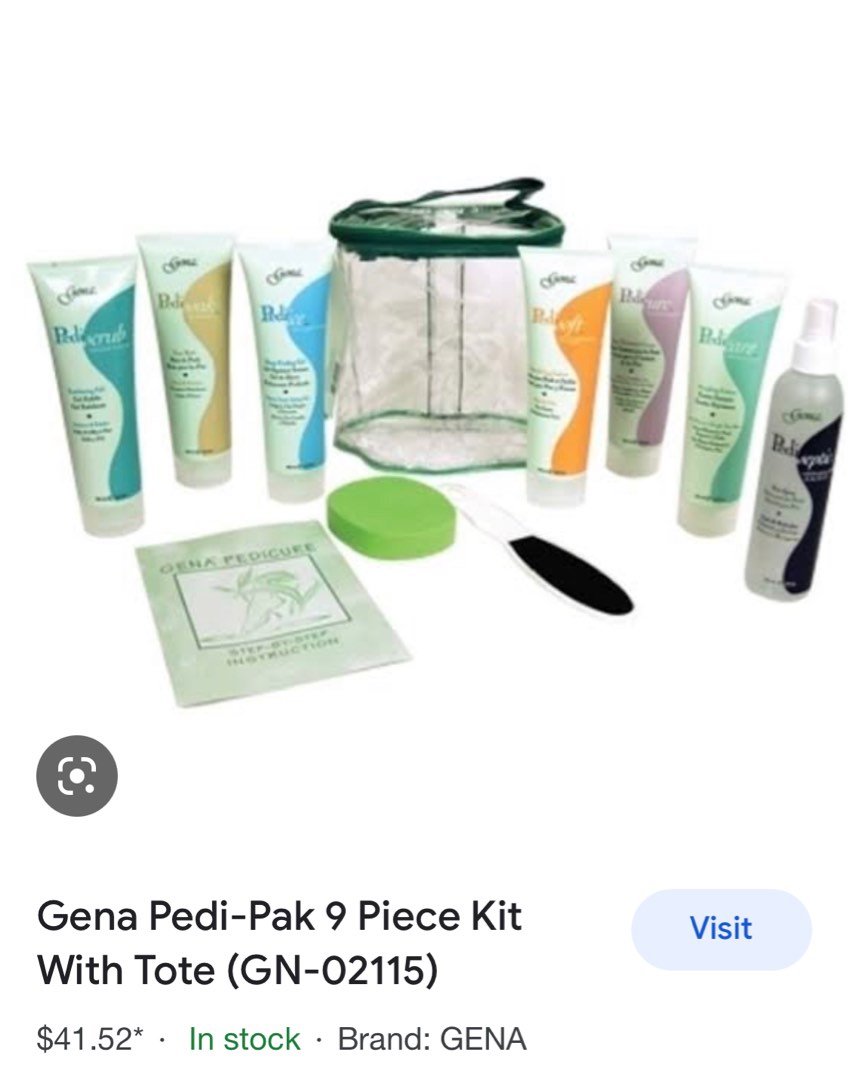 Gena Pedi Pak Home Salon, Beauty & Personal Care, Foot Care on Carousell