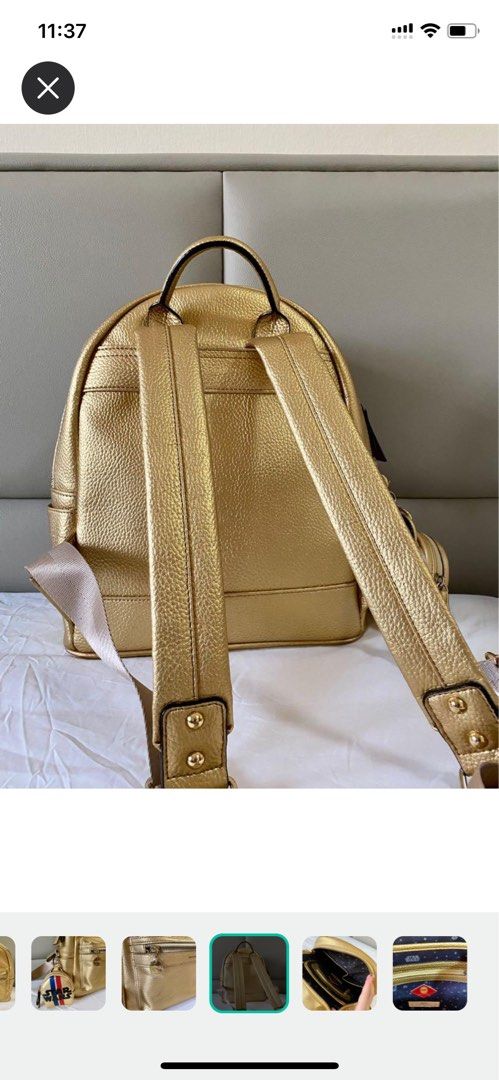 Gold C3po Samantha Thavasa Backpack Star Wars, Women's Fashion, Bags ...