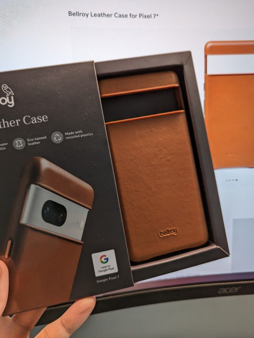 Google pixel 7 casing - bellroy terracotta and grey, Mobile Phones ...
