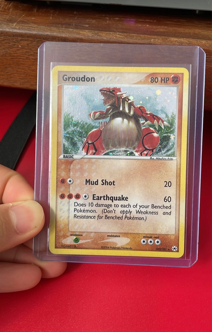 Groudon Secret Rare Pokemon Hobbies And Toys Toys And Games On Carousell