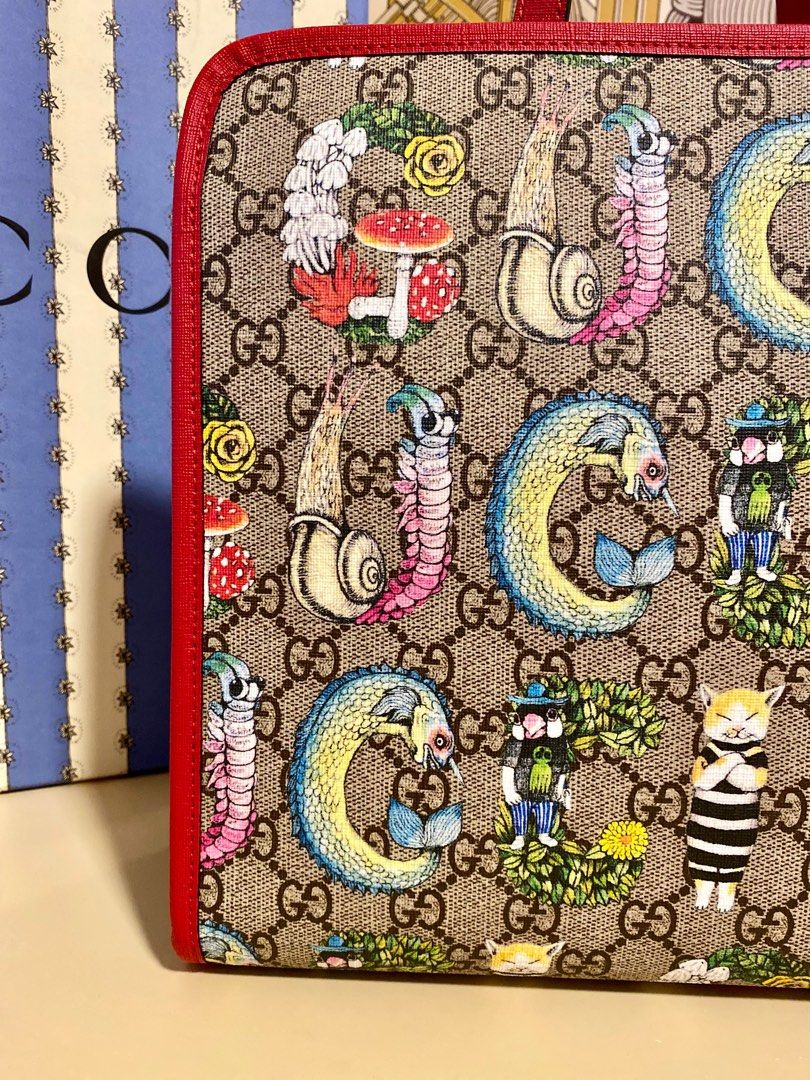 Gucci Kids Tote Bag Yuko Higuchi Red Monogram Japan, Women's Fashion ...