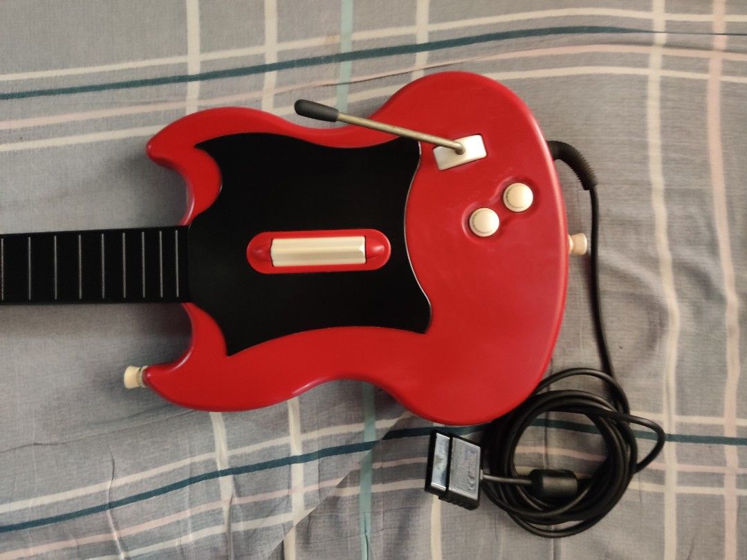 GUITARHERO SG GUITAR CONTROLLER PS2/PC, Video Gaming, Video Game ...