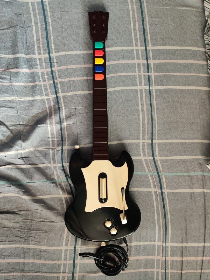 GUITARHERO SG GUITARCONTROLLER PS2/PC, Video Gaming, Video Game ...