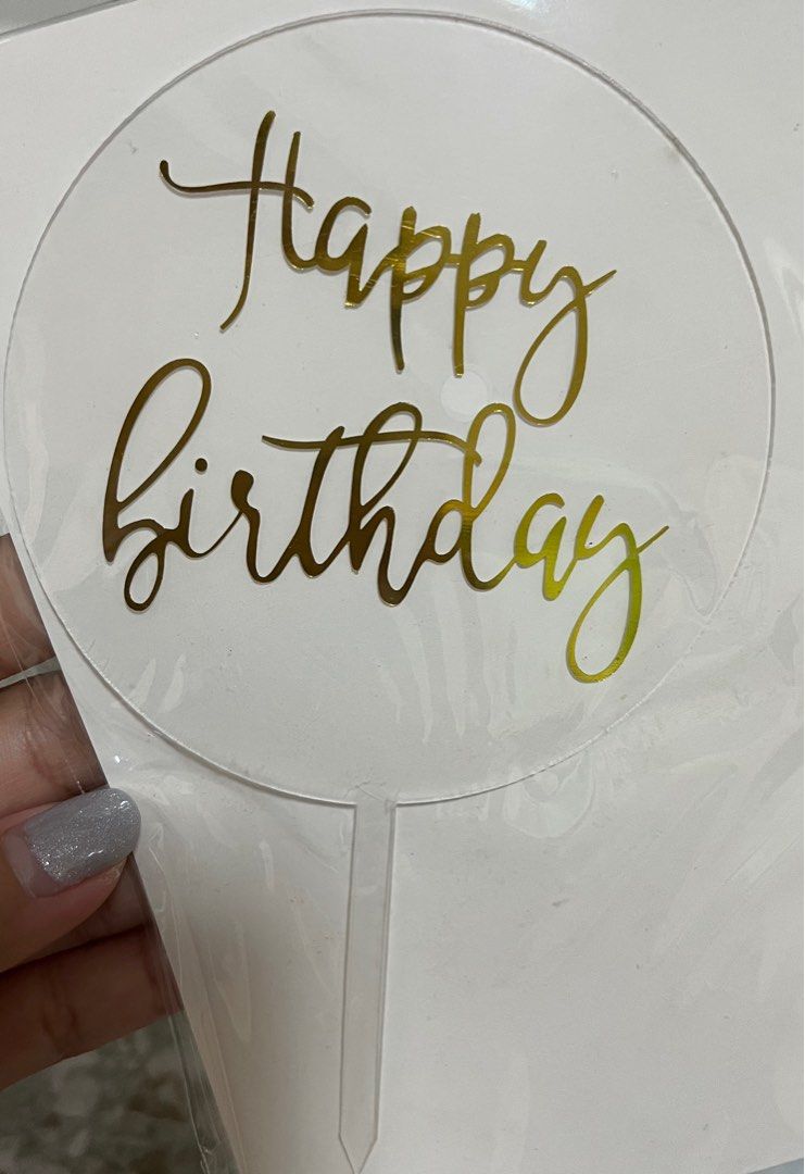 Happy Birthday topper / banner / cake topper, Hobbies & Toys ...
