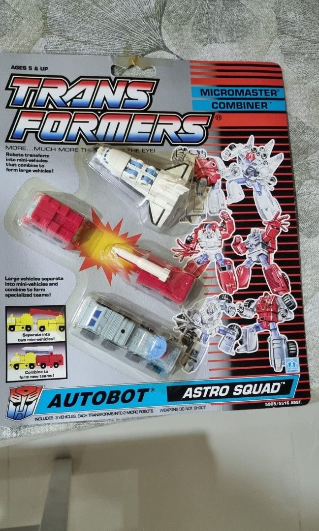 Hasbro Transformer G1 Astro Squad MOSC, Hobbies & Toys, Toys & Games on ...
