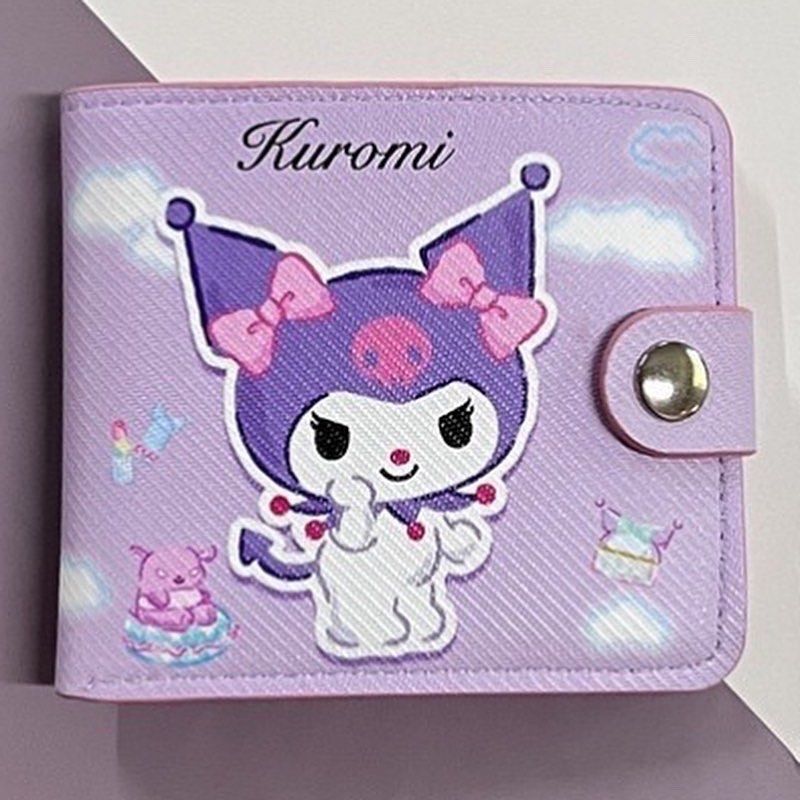 Hello Kitty Little Twin Stars My Melody Pochacco Cinnamoroll Pompompurin Kuromi Bifold kawaii ...