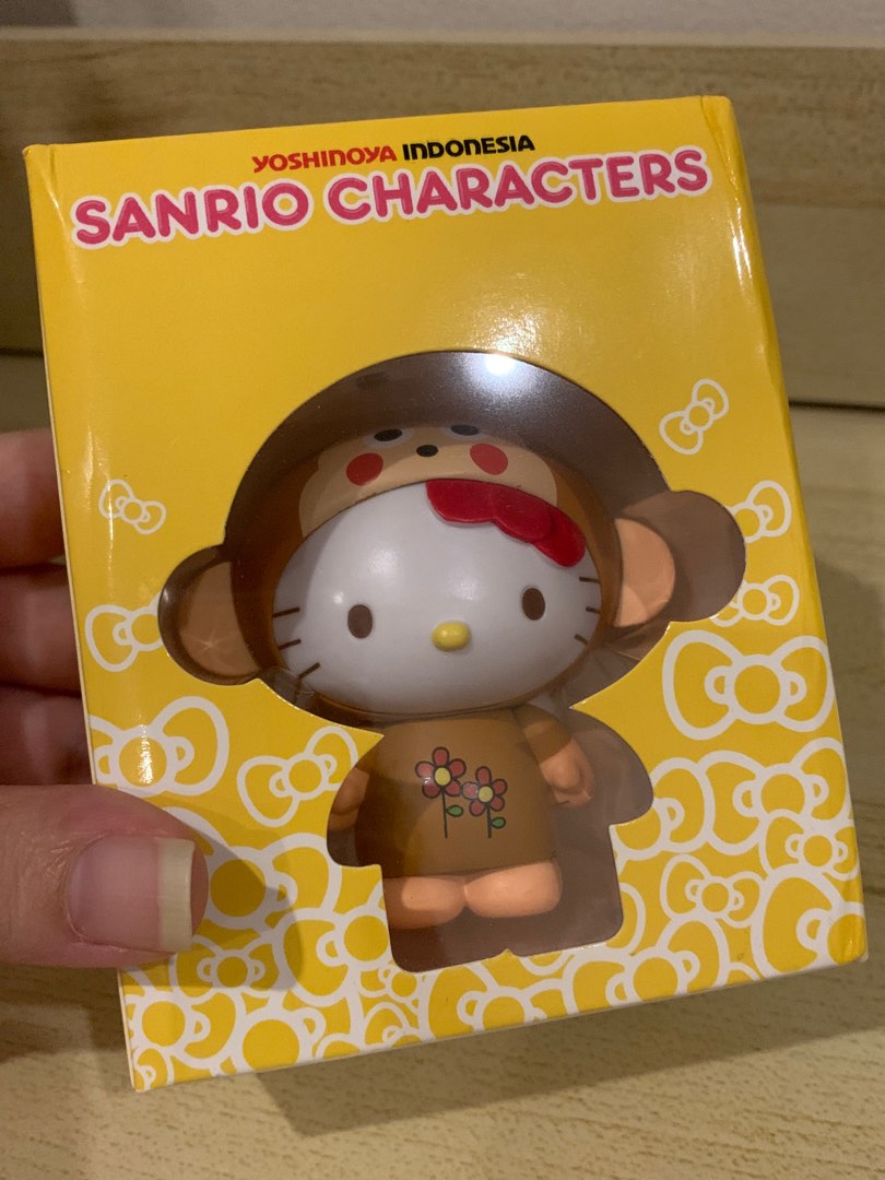 Hello Kitty Osaruno Monkichi Mini Figure Indonesia, Hobbies & Toys ...