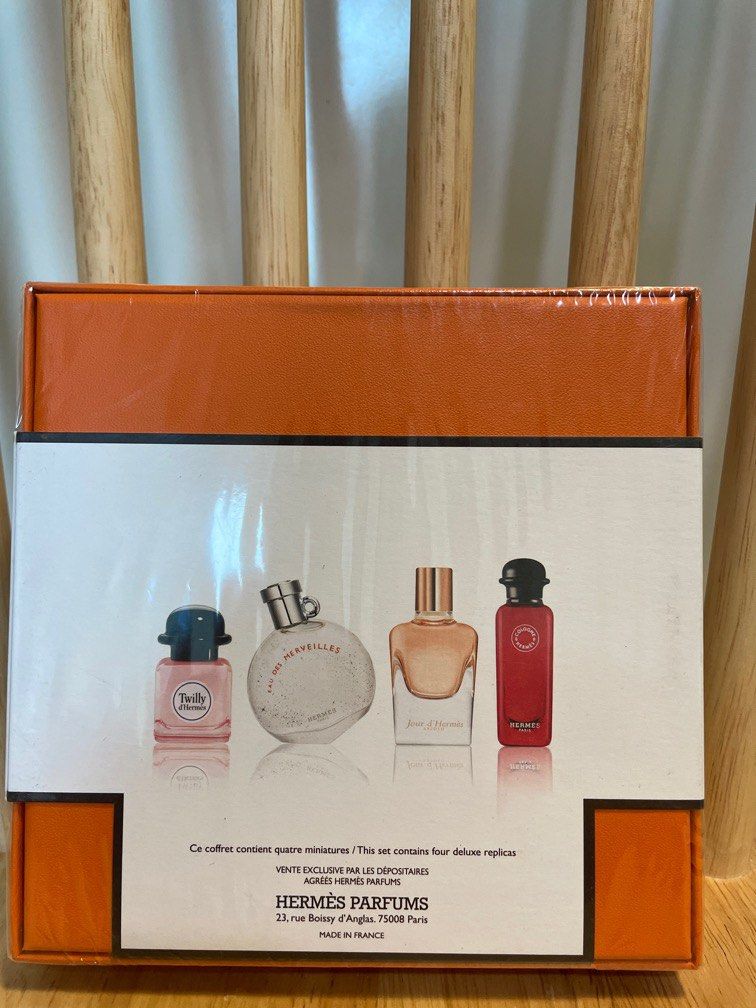 Hermès miniature perfume gift set, Luxury, Accessories on Carousell