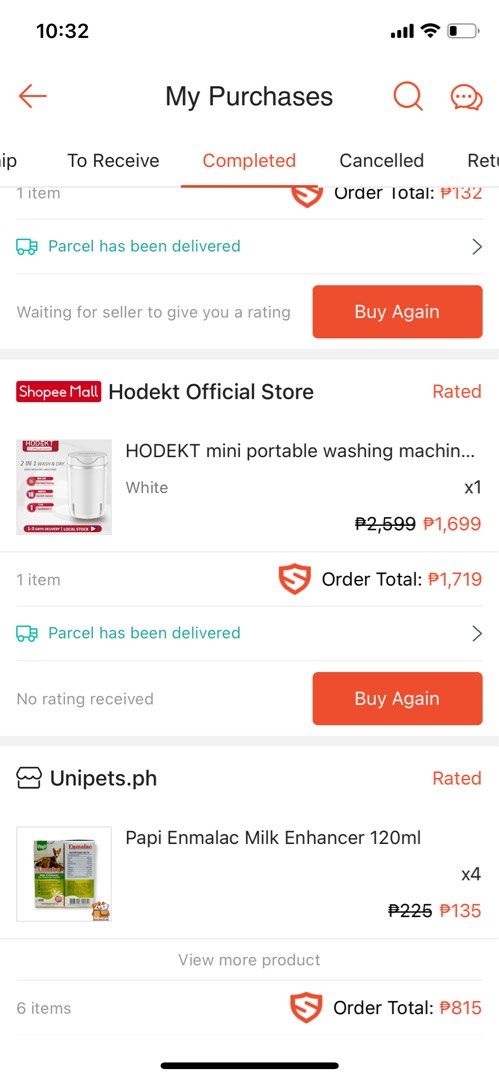 HODEKT mini portable washing machine with dryer 4.5KG, TV & Home ...