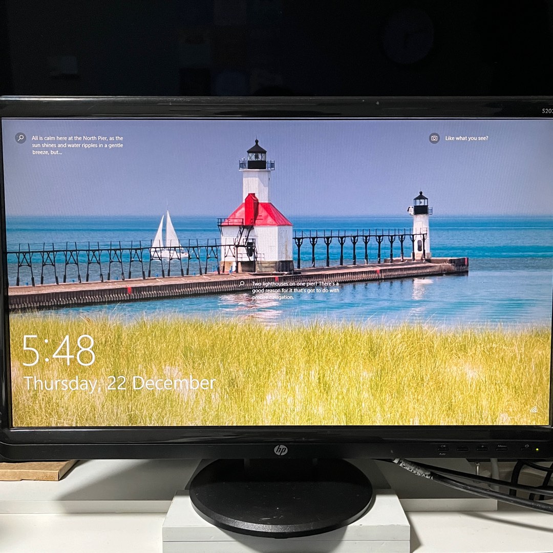 HP S2032 LCD Monitor 20 inch, Computers & Tech, Parts & Accessories ...