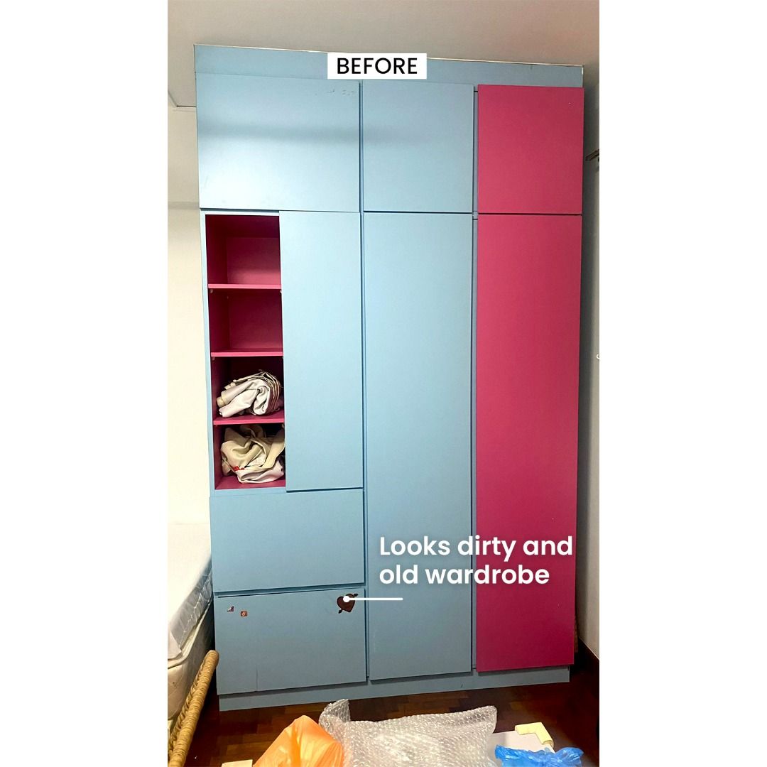 INFEEL KOREA Wardrobe Laminate / Cupboard Laminate / Bedroom wrapping ...