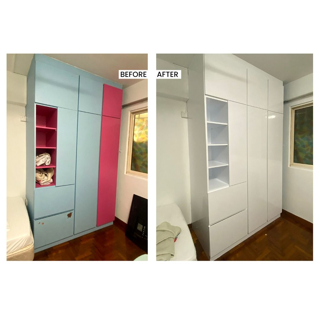 INFEEL KOREA Wardrobe Laminate / Cupboard Laminate / Bedroom wrapping ...