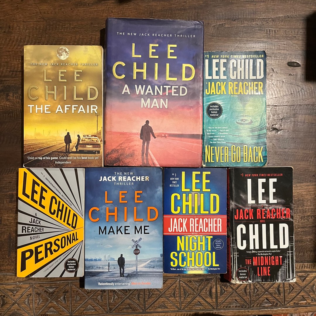 Jack Reacher Series (Books 1-22), Hobbies & Toys, Books & Magazines ...