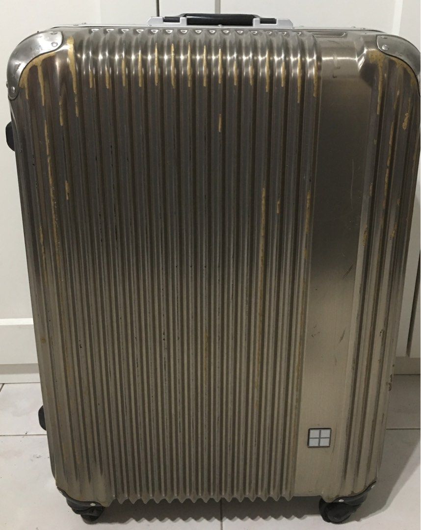 Japanese Luggage Bag TOKYU HANDS Full Aluminium 29" inches Metal Case, Hobbies & Toys, Travel ...