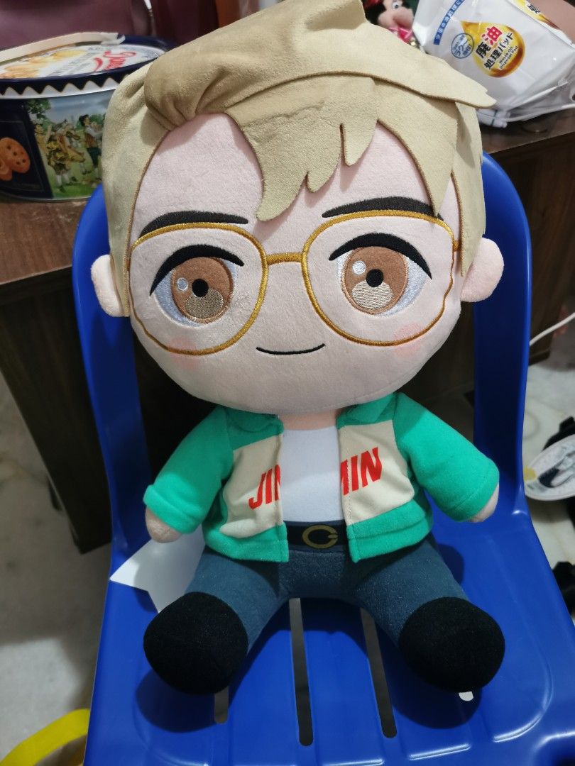 Jimin plush, Hobbies & Toys, Toys & Games on Carousell