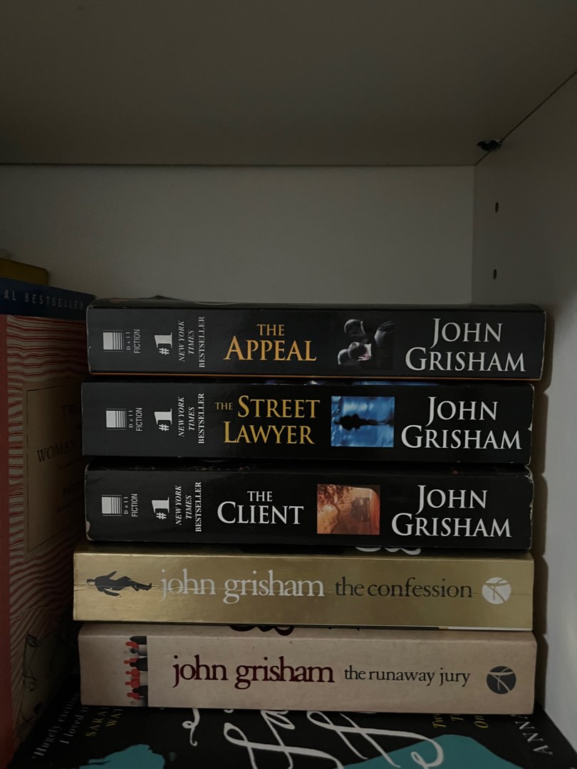 John Grisham Collection, Hobbies & Toys, Books & Magazines, Fiction ...