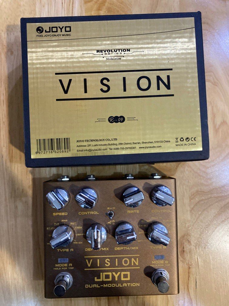 Joyo Vision Dual Modulation Pedal, Hobbies & Toys, Music & Media ...