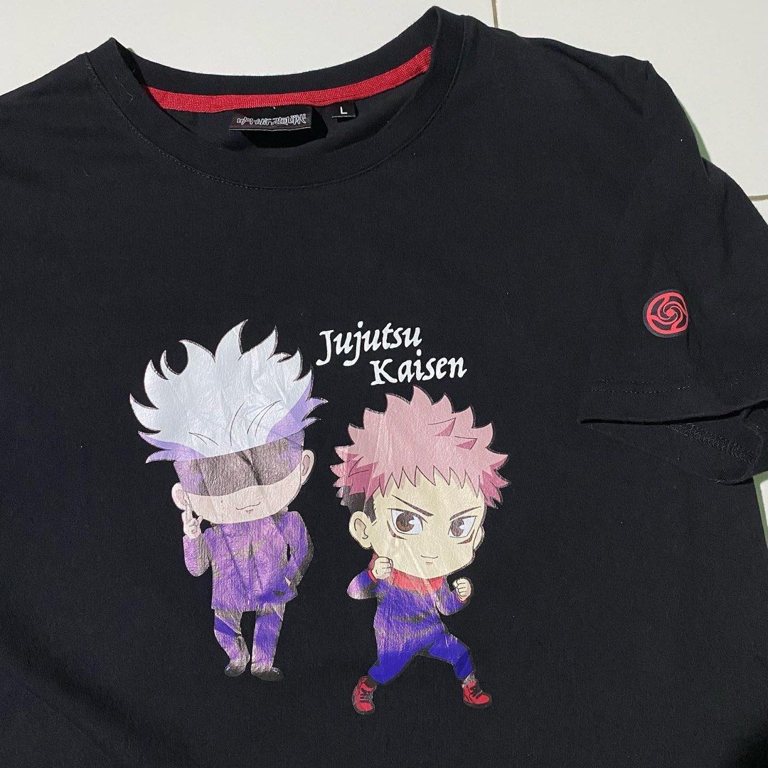 Jujutsu Kaisen Anime Official Shirt, Fesyen Pria, Pakaian , Atasan di ...