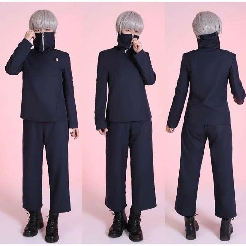 Jujutsu Kaisen Toge Inumaki Cosplay with Wig, Men's Fashion, Tops ...