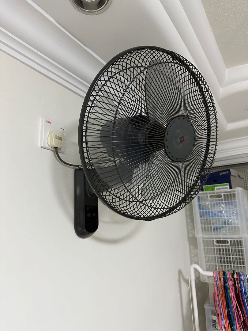 KDK Wall Fan 3 Set with remote, Furniture & Home Living, Lighting ...