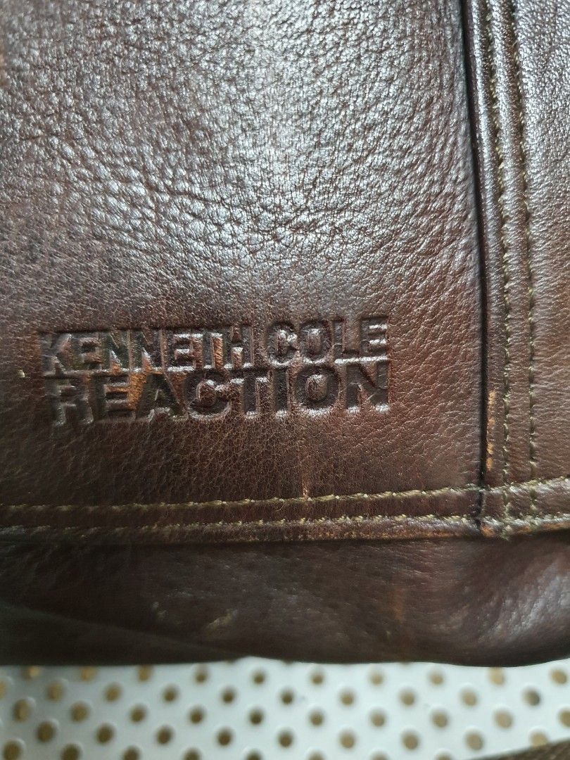 Kenneth Cole genuine leather messenger bag for men, Men's Fashion, Bags ...