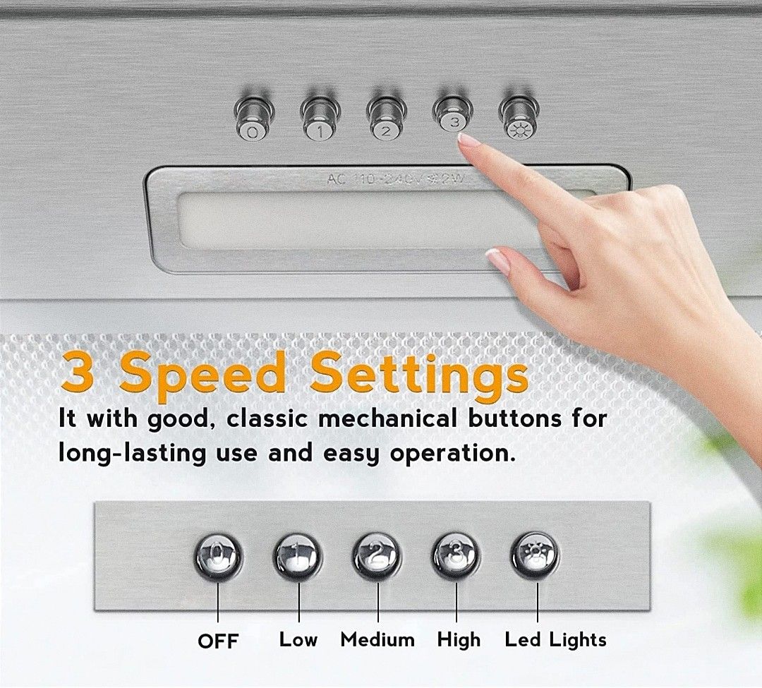 Kitchen Range Hood, Furniture & Home Living, Bathroom & Kitchen ...