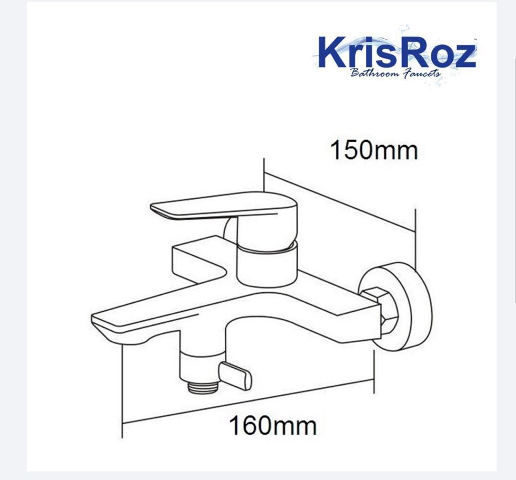 KrisRoz shower mixer with tap, Furniture & Home Living, Bathroom & Kitchen Fixtures on Carousell