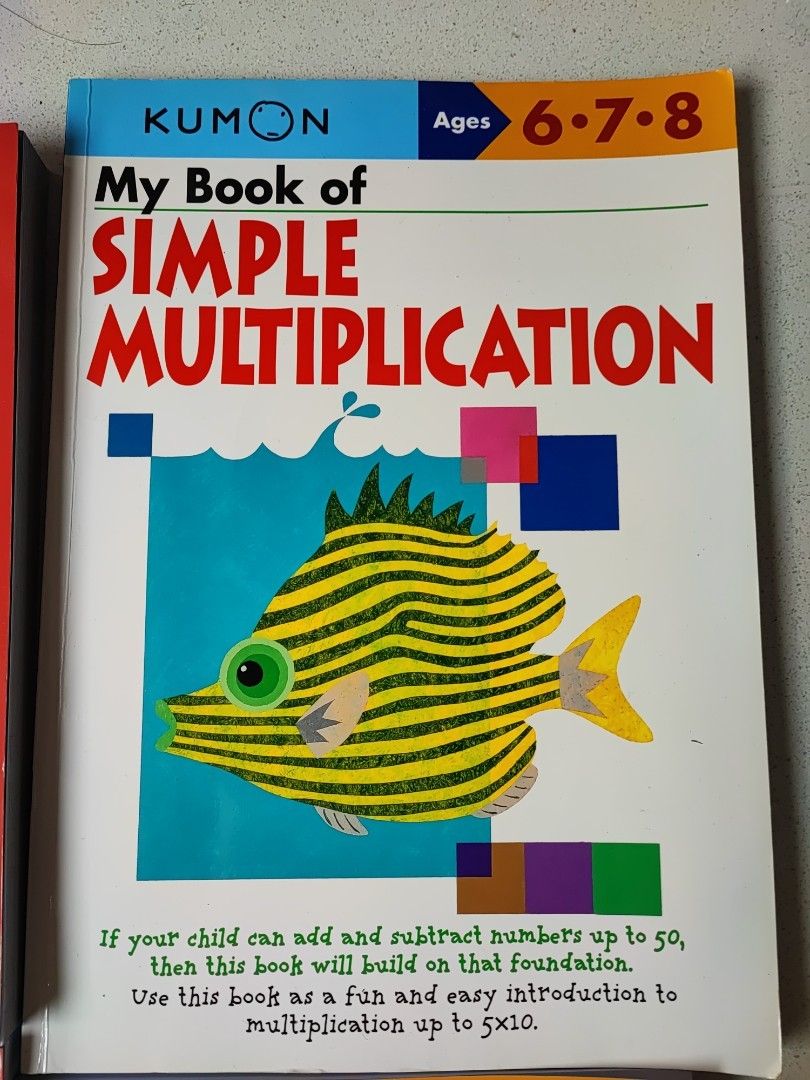 Kumon workbook and P1 math assessment book, Hobbies & Toys, Books ...