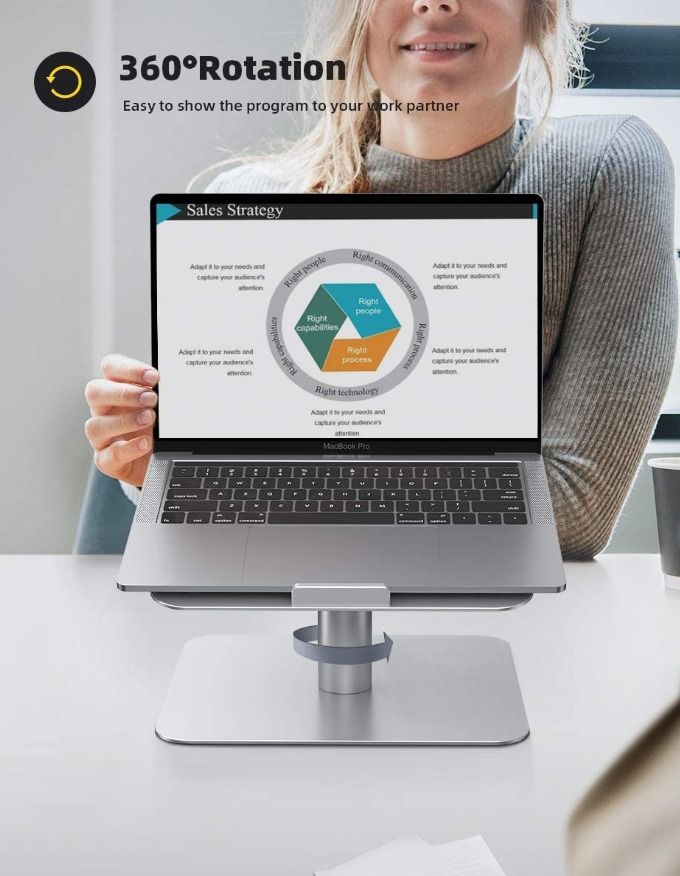 Lamicall Swivel Laptop Stand Riser, Computers & Tech, Laptops ...