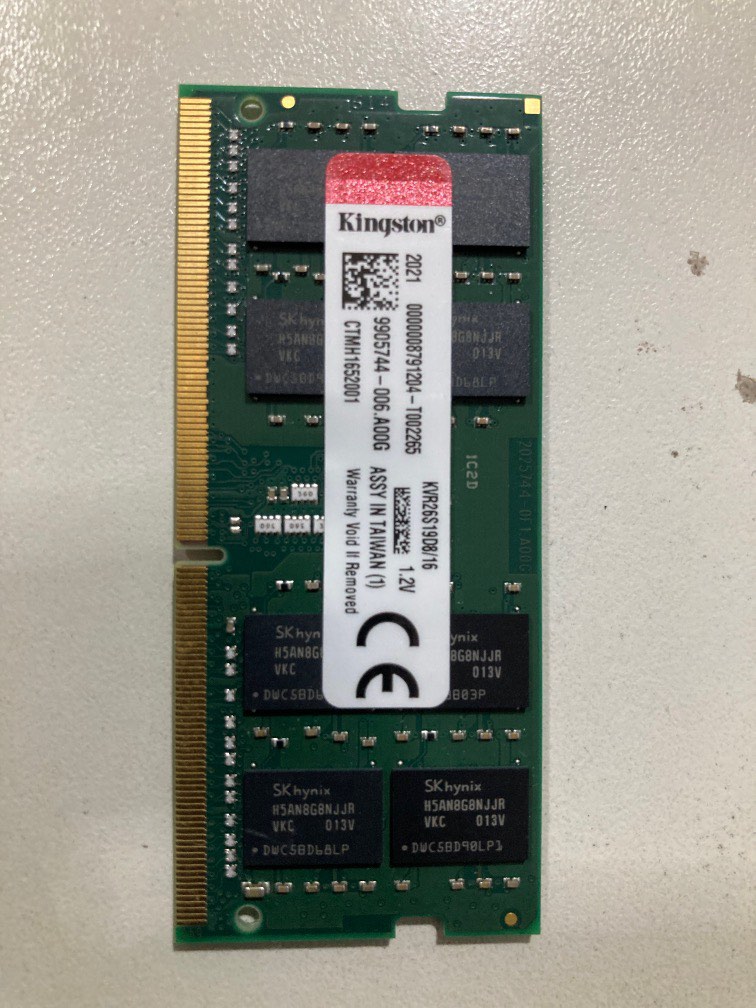 Laptop DDR4 RAM 16gb Kingston, Computers & Tech, Parts & Accessories ...