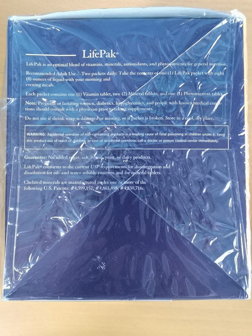 LifePak dietary supplements (SG stock), Health & Nutrition, Health ...