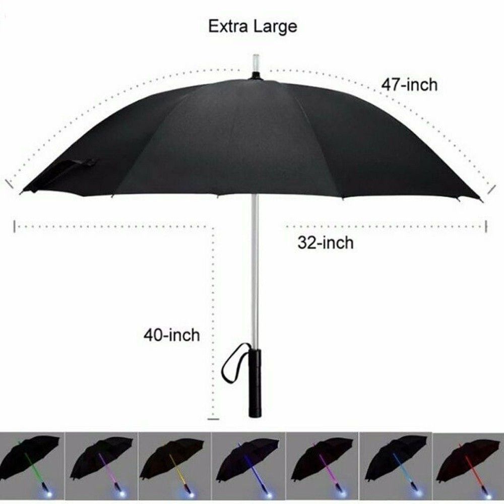 Light saber led umbrella chinese wedding red umbrella golf umbrella light changing cool umbrella ...