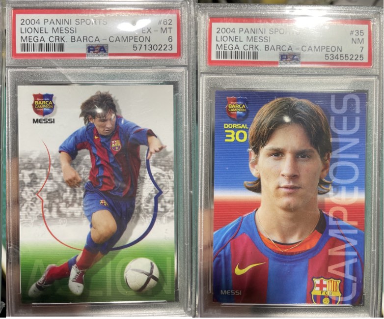 Lionel Messi rookie slabs, Hobbies & Toys, Memorabilia & Collectibles ...