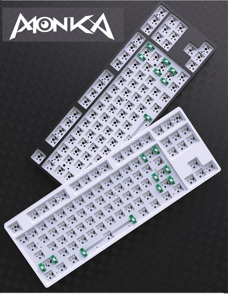 [Clearance] Monka A87 TKL custom mechanical keyboard hot swappable ...