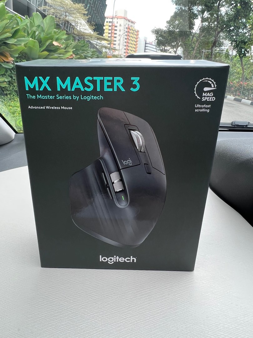 logitech MX master 3 mouse black, Computers & Tech, Parts & Accessories ...
