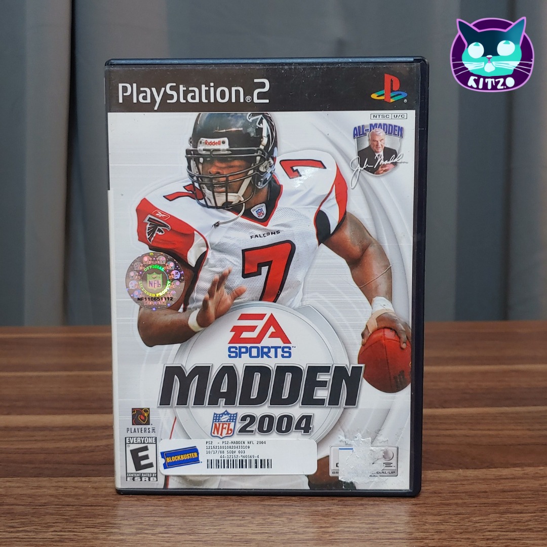 MADDEN NFL 2004 - PS2 NTSC - U/C, Video Gaming, Video Games ...