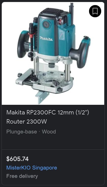 Makita router (RP2300FC), Furniture & Home Living, Home Improvement ...