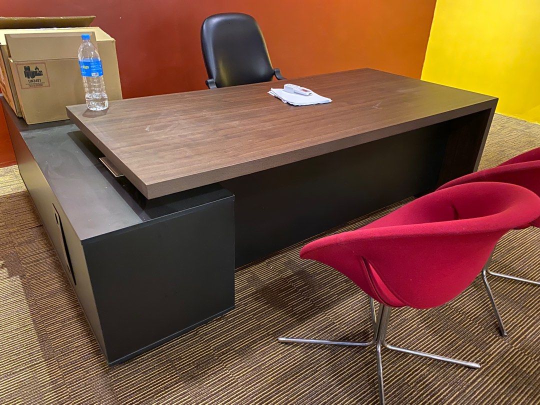 Manager boss director office table, Furniture & Home Living, Furniture ...