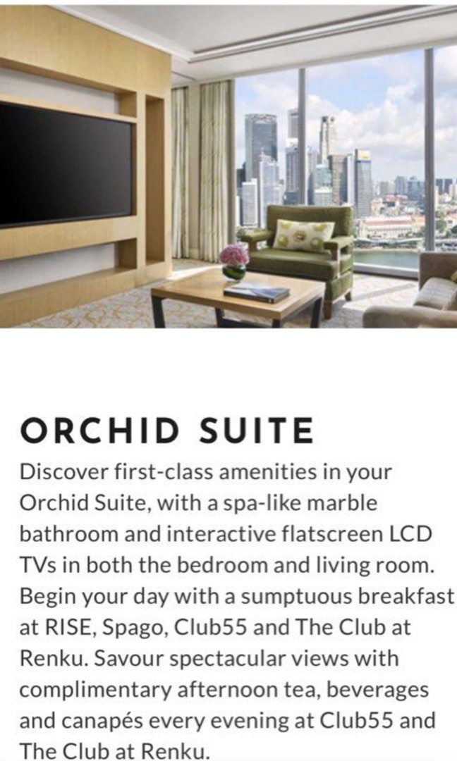 MBS Orchid Suite 23-25DEC, Tickets & Vouchers, Local Attractions ...