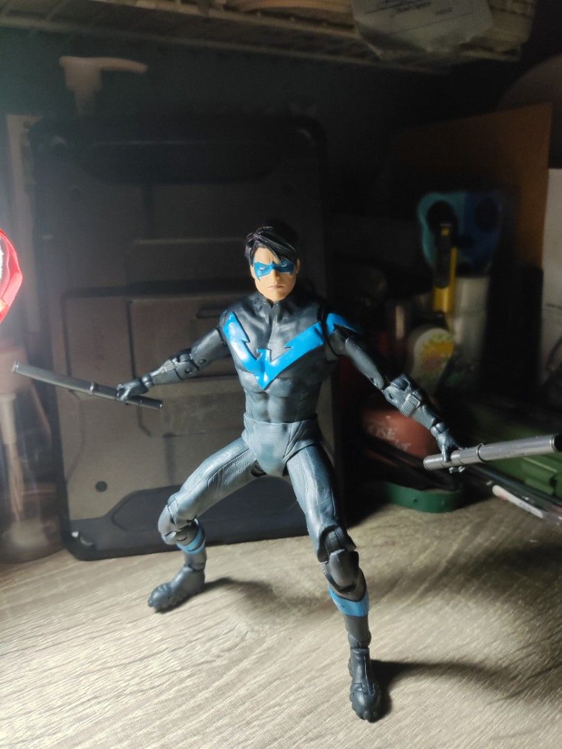 McFarlane Nightwing Batmobile CTB (Loose), Hobbies & Toys, Toys & Games ...