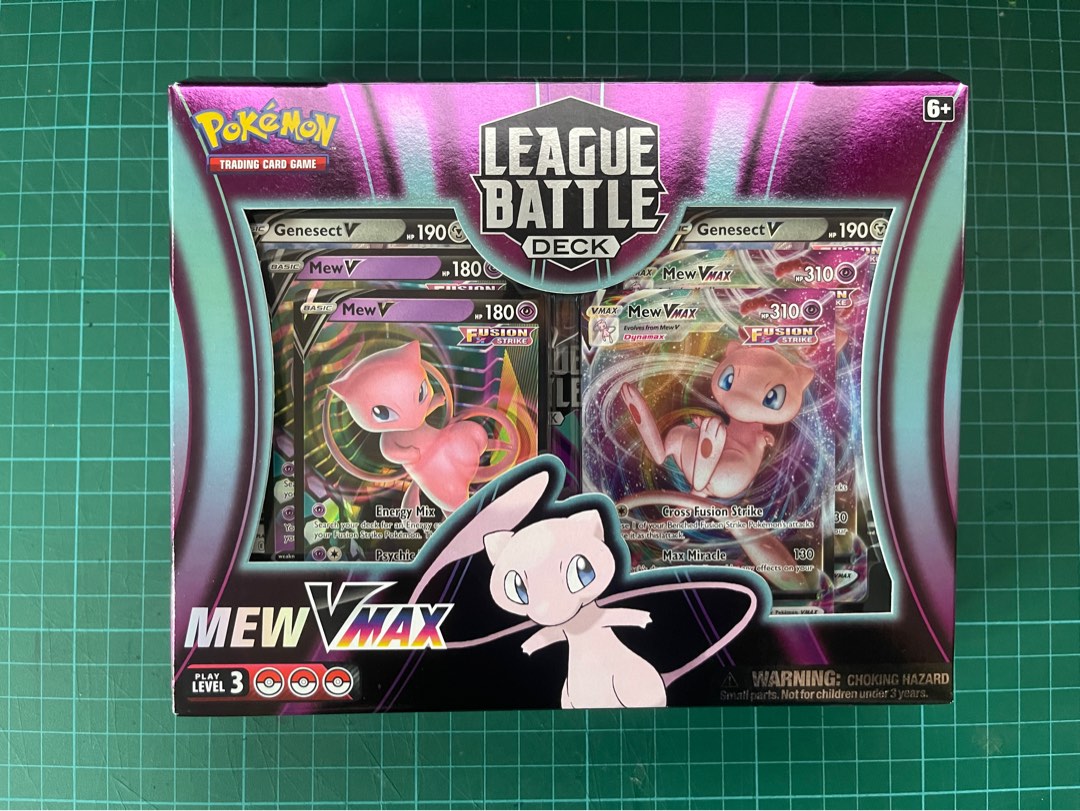 Mew Vmax League Battle Deck, Hobbies & Toys, Toys & Games on Carousell