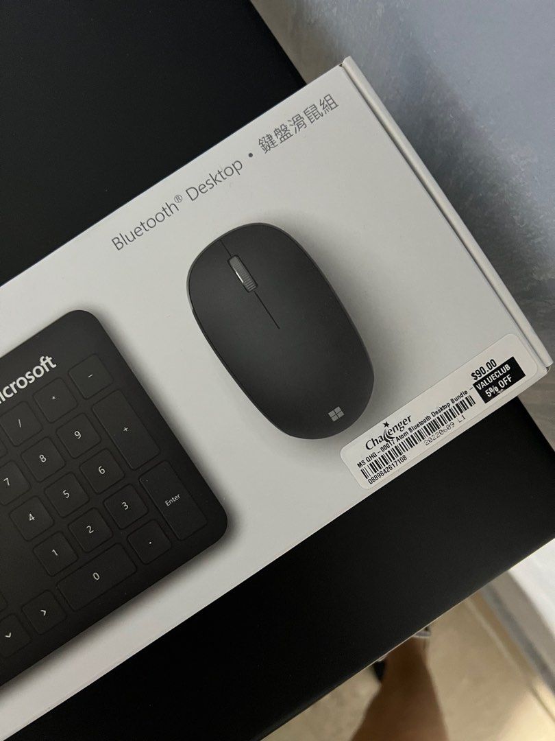 Microsoft Bluetooth keyboard and mouse set, Computers & Tech, Parts ...