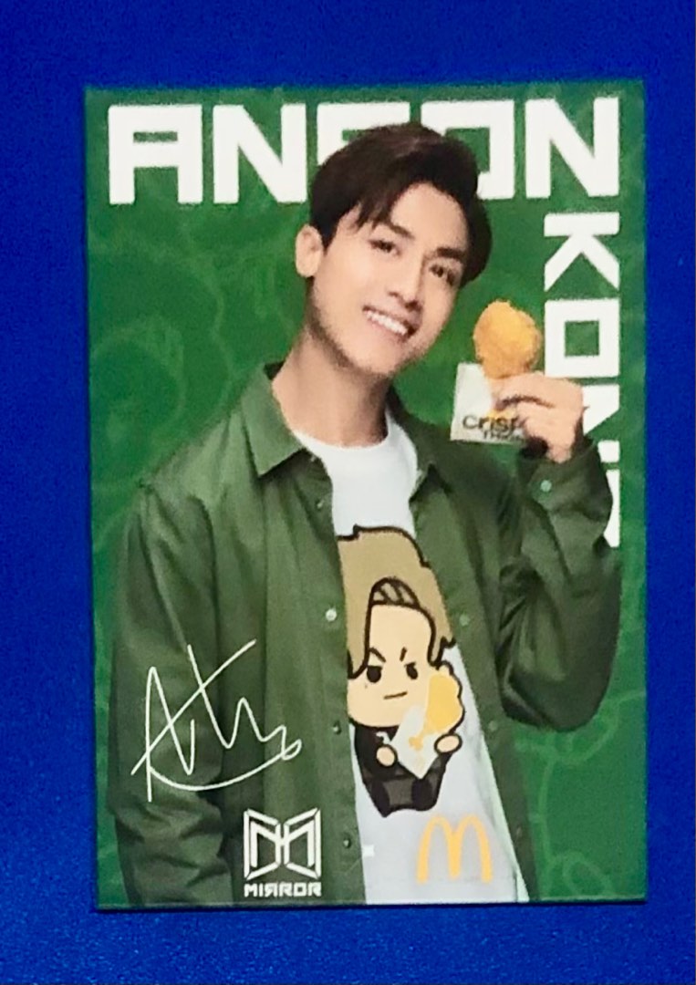 麥當勞mirror 卡 Anson Kong, 興趣及遊戲, 收藏品及紀念品, 明星周邊 - Carousell