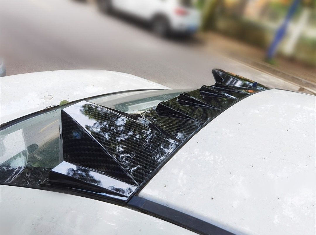Mitsubishi evo 10 lancer ex wind rear screen spoiler, Car Accessories ...