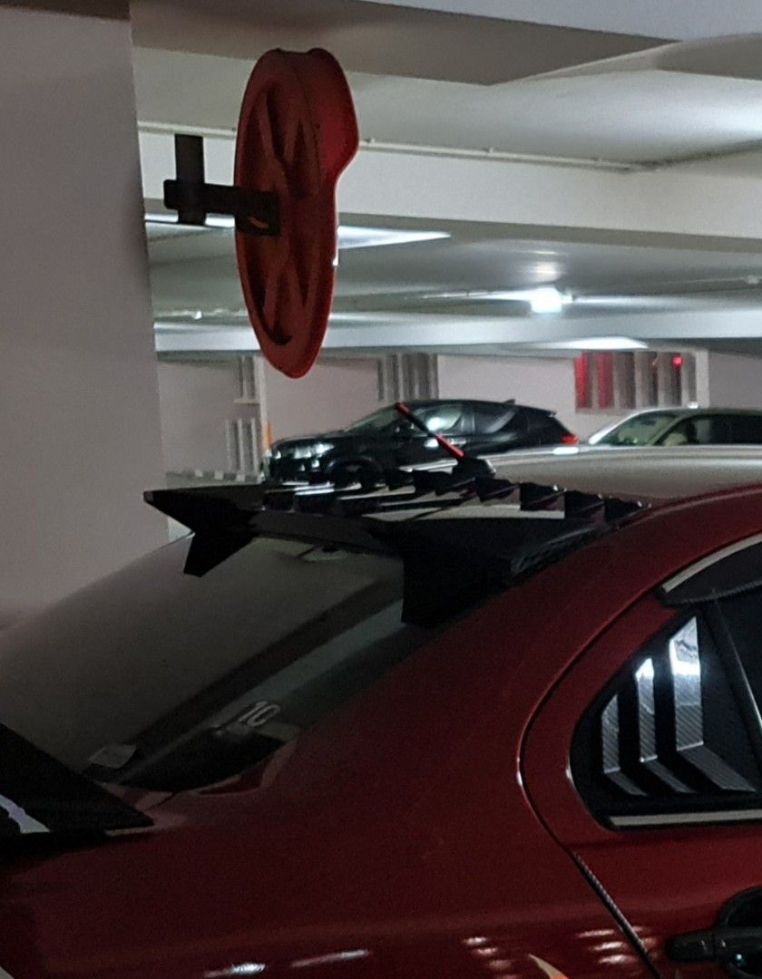 Mitsubishi evo 10 lancer ex wind rear screen spoiler, Car Accessories ...