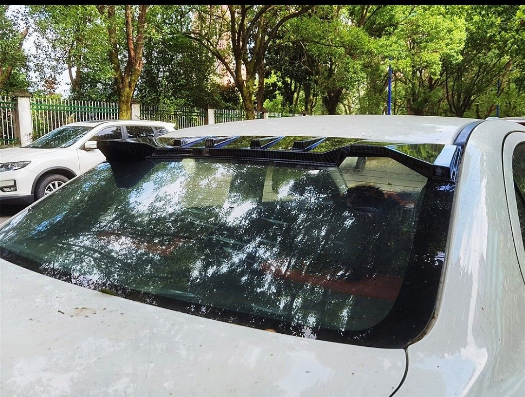 Mitsubishi evo 10 lancer ex wind rear screen spoiler, Car Accessories ...