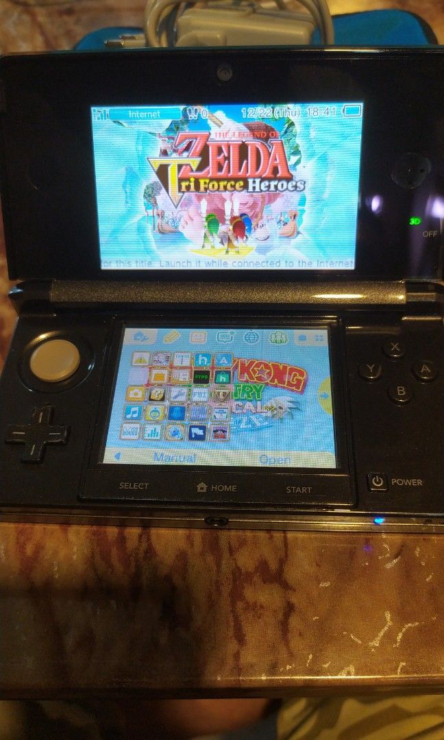 Modded Nintendo 3DS 16/32/128GB storage options! with pouch and charger, Video Gaming, Video ...