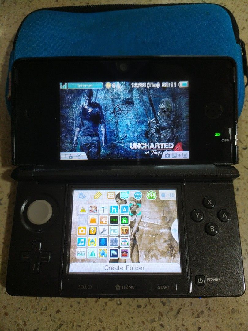 Modded Nintendo 3DS 16/32/128GB storage options! with pouch and charger, Video Gaming, Video ...