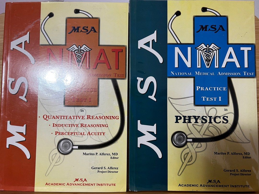 MSA NMAT Reviewer Books Set, Hobbies & Toys, Books & Magazines ...