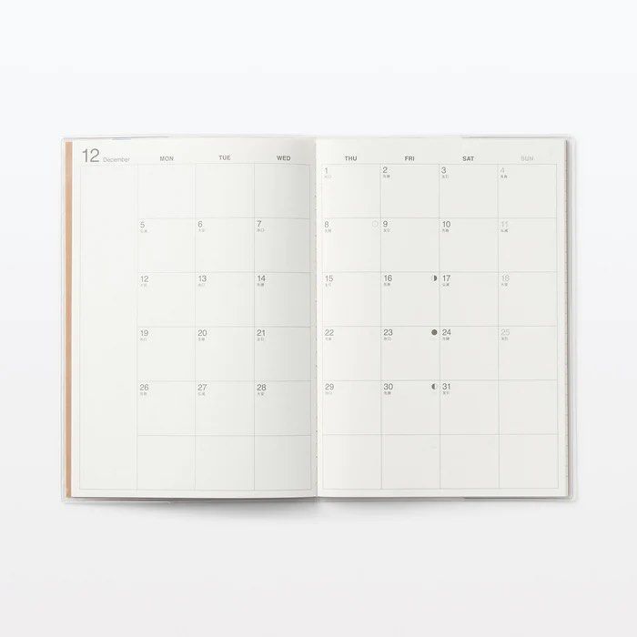 Muji 2023 Planner (B6), Hobbies & Toys, Stationery & Craft, Other ...